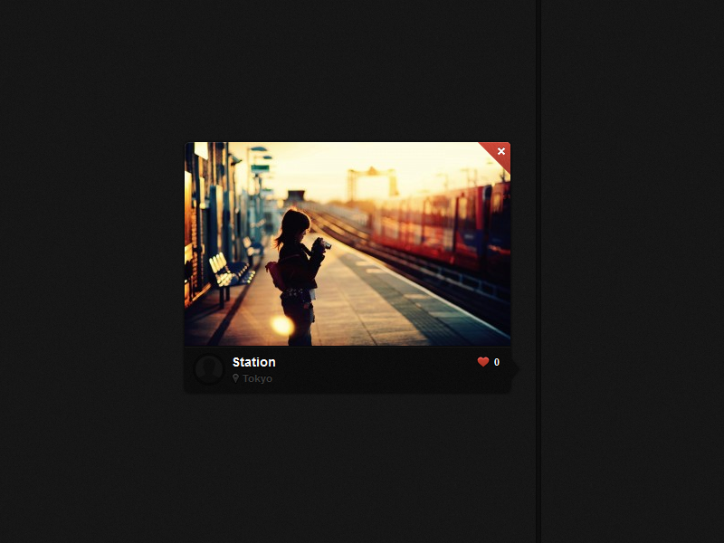 Snappped - Photo Delete Button Design by Thorsten Haak on Dribbble