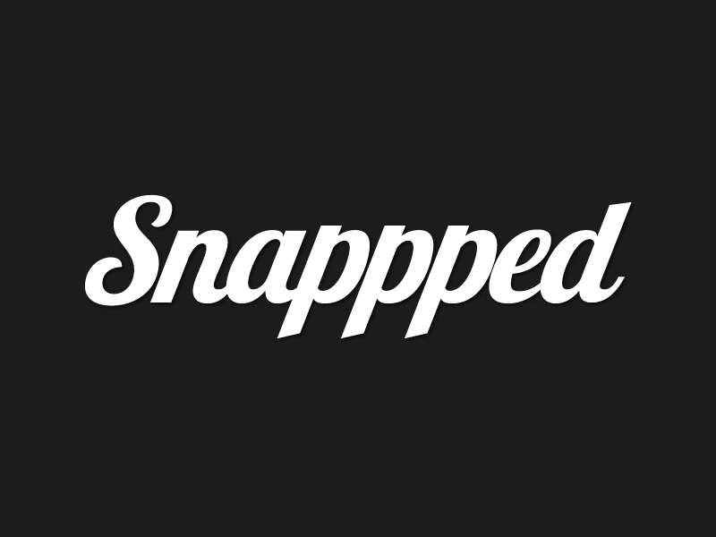 Snappped - Final Logo Design by Thorsten Haak on Dribbble