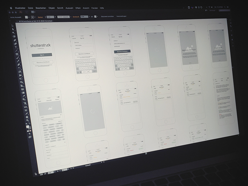Wireframes Sign Up by Christoph Fahlbusch on Dribbble