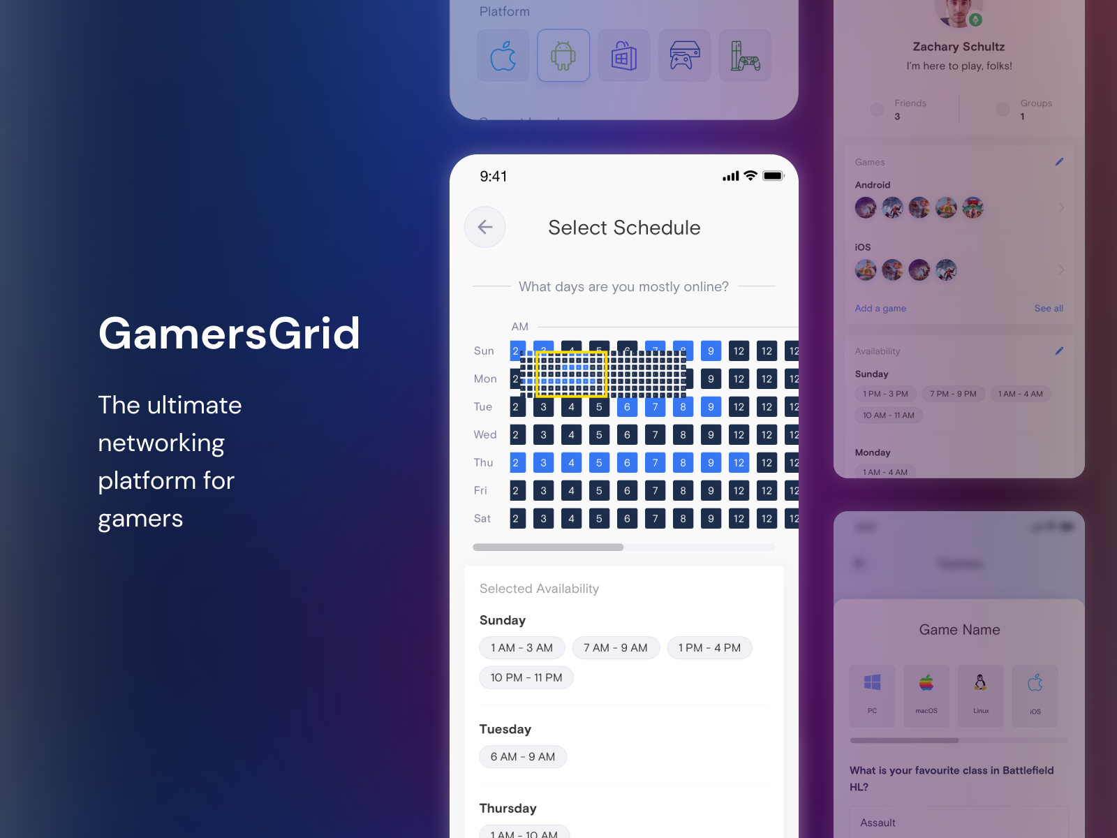 Gamers' Grid Mobile App by Arianti Silvia on Dribbble