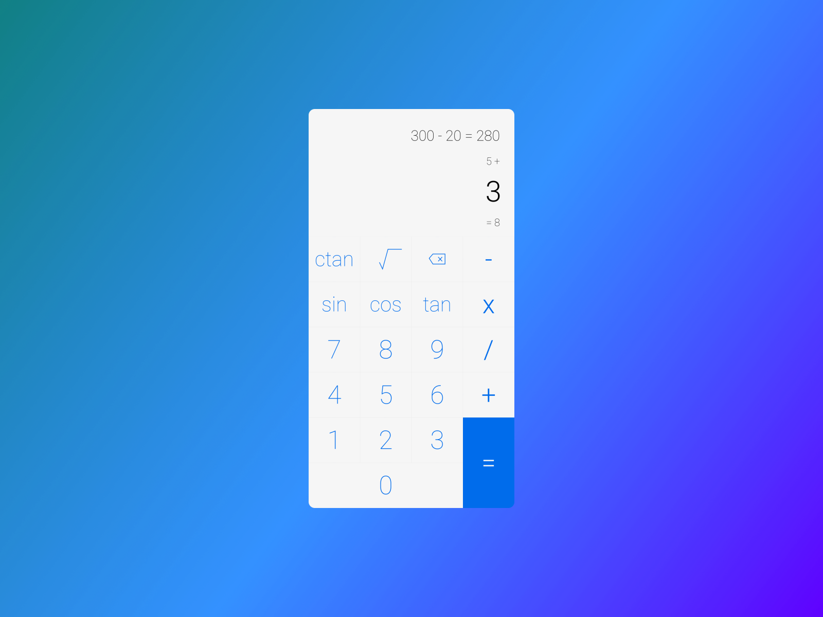 App: Simple minimal Calculator for DailyUI : 004 by Avgust Lanhart on ...