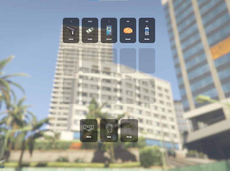 GTA 5 UI INVENTORY CONCEPT by Super Cool Ninja on Dribbble