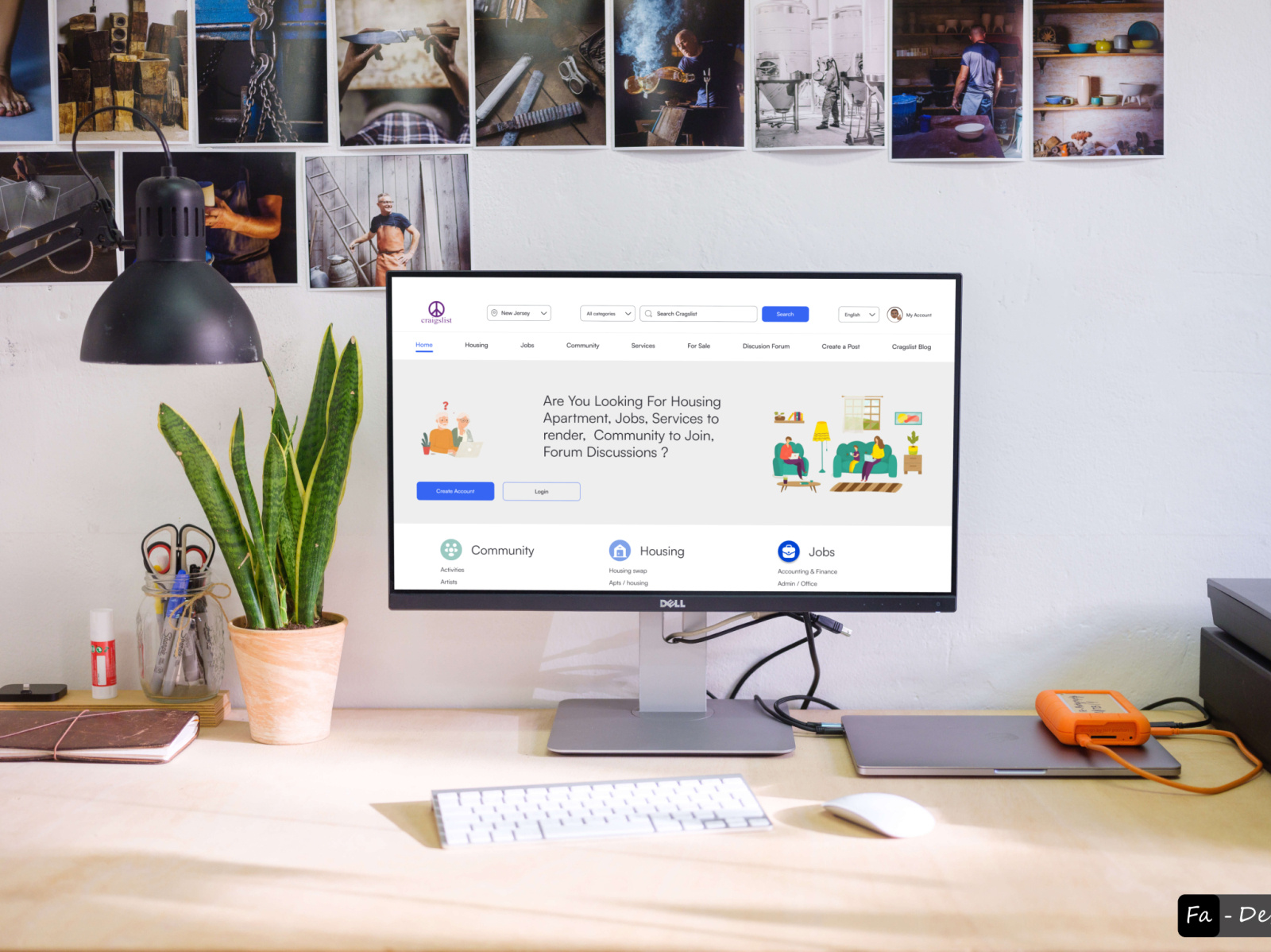 Craigslist website (Redesign) by Favour Adebayo on Dribbble