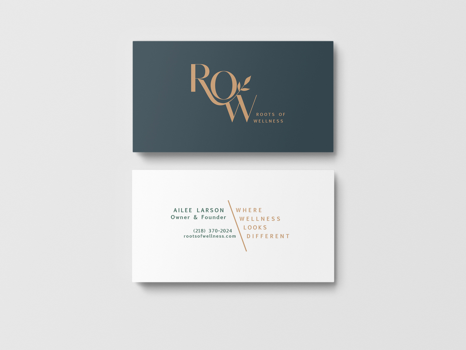 ROW Business Cards by Highlo Designs on Dribbble