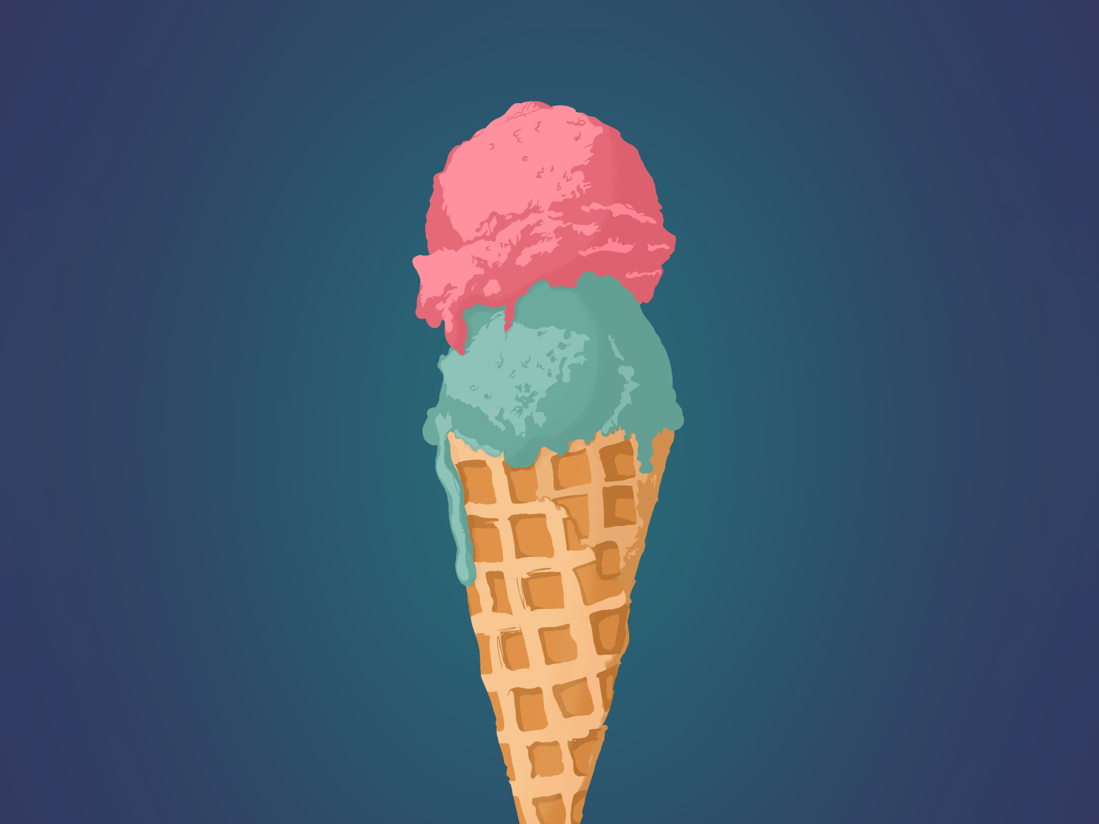 Ice-Cream by Jay on Dribbble