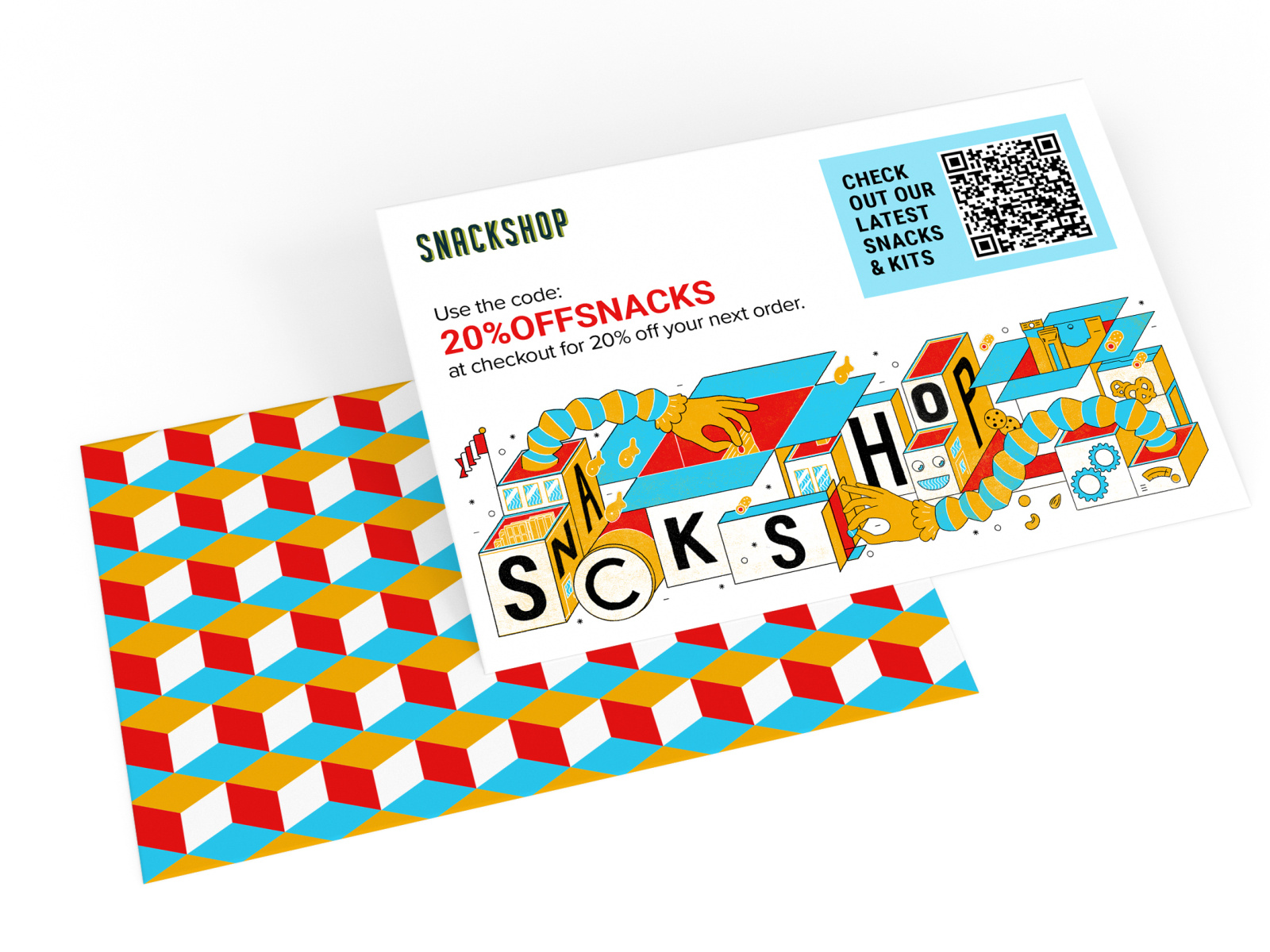 Snackshop Postcards by Mike Kronberger on Dribbble