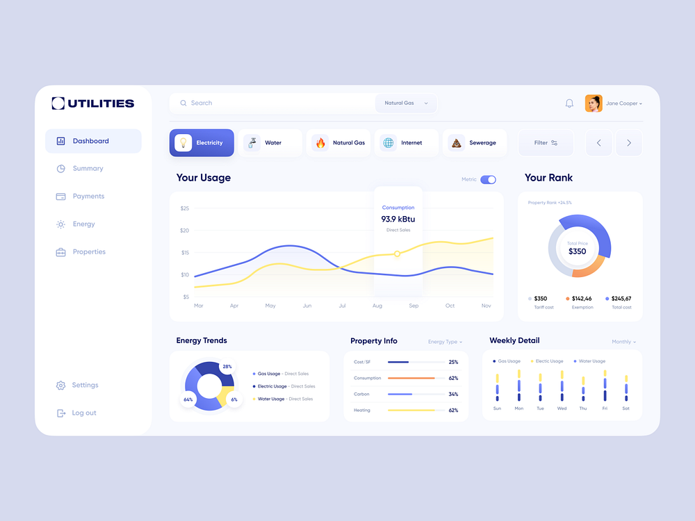 Public Services // Web App Concept by Ivan Ivanov on Dribbble