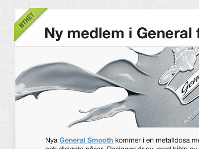 New news by Sean Jamshidi on Dribbble