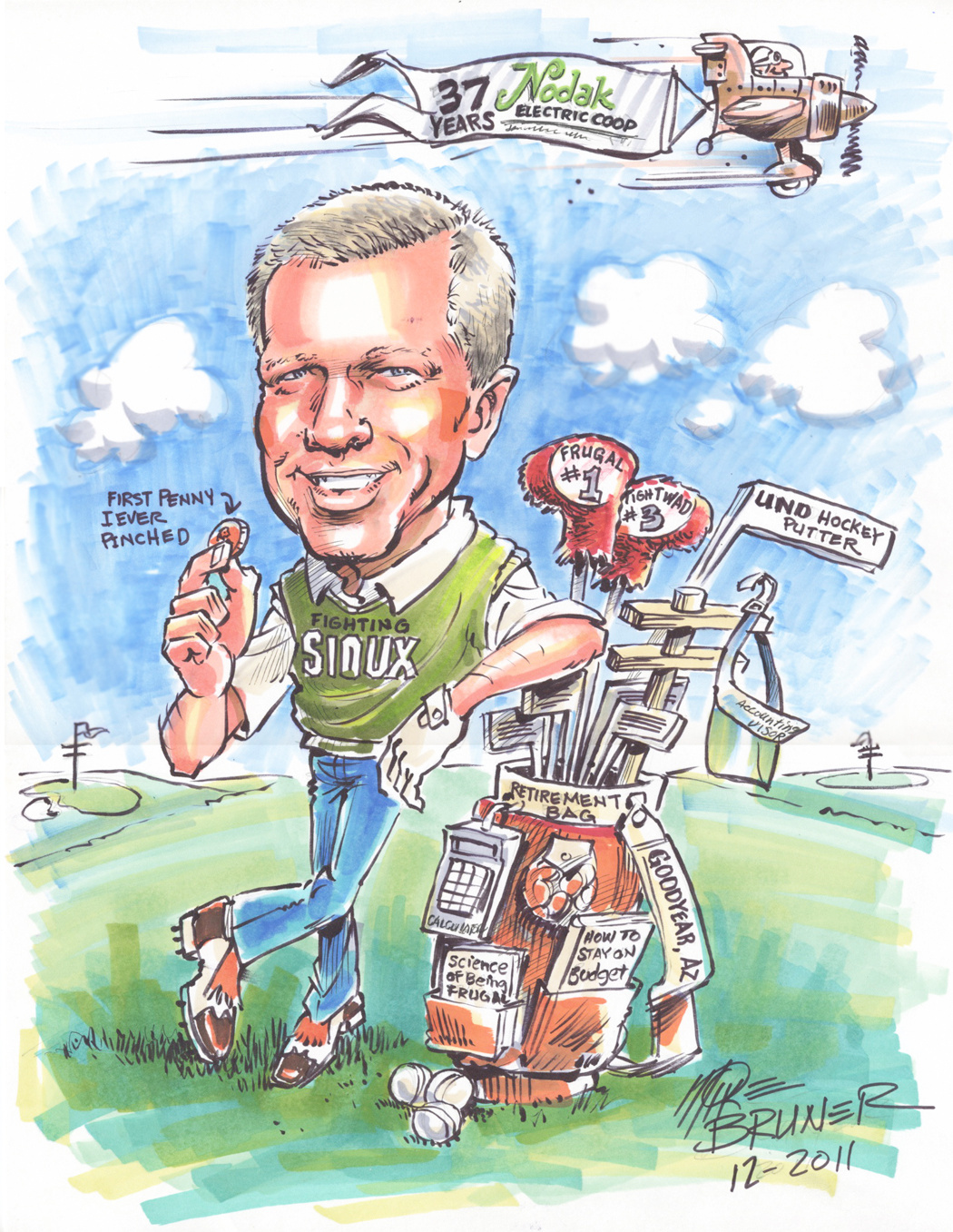 Caricature Sketch by Mike Bruner on Dribbble