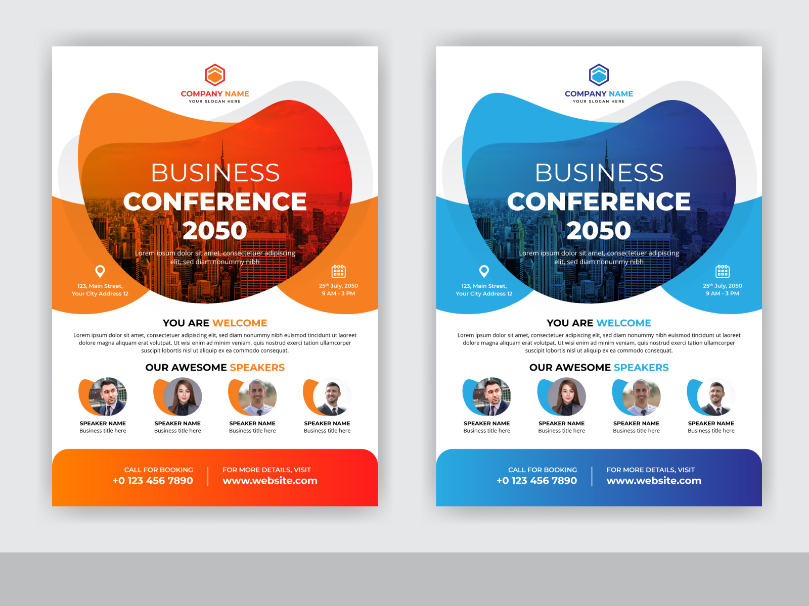 Business Conference Marketing Flyer Template Design by Shoriful Islam ...