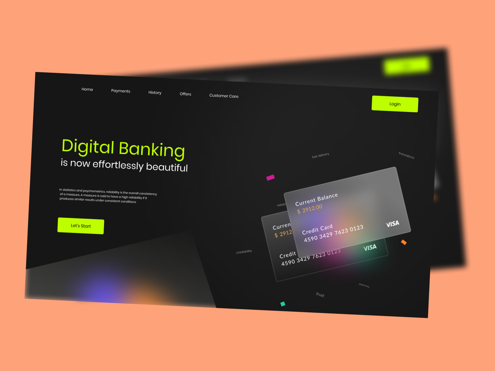 Digital Banking Landing by Shehryar on Dribbble