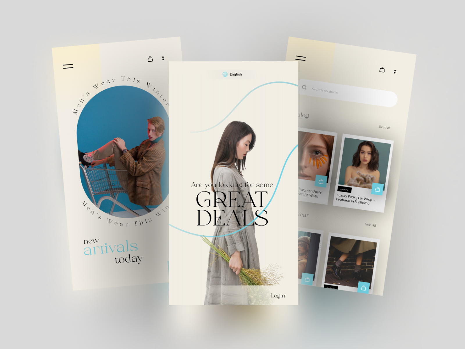 Luxury Shopping Store App - UI Design by Shehryar on Dribbble