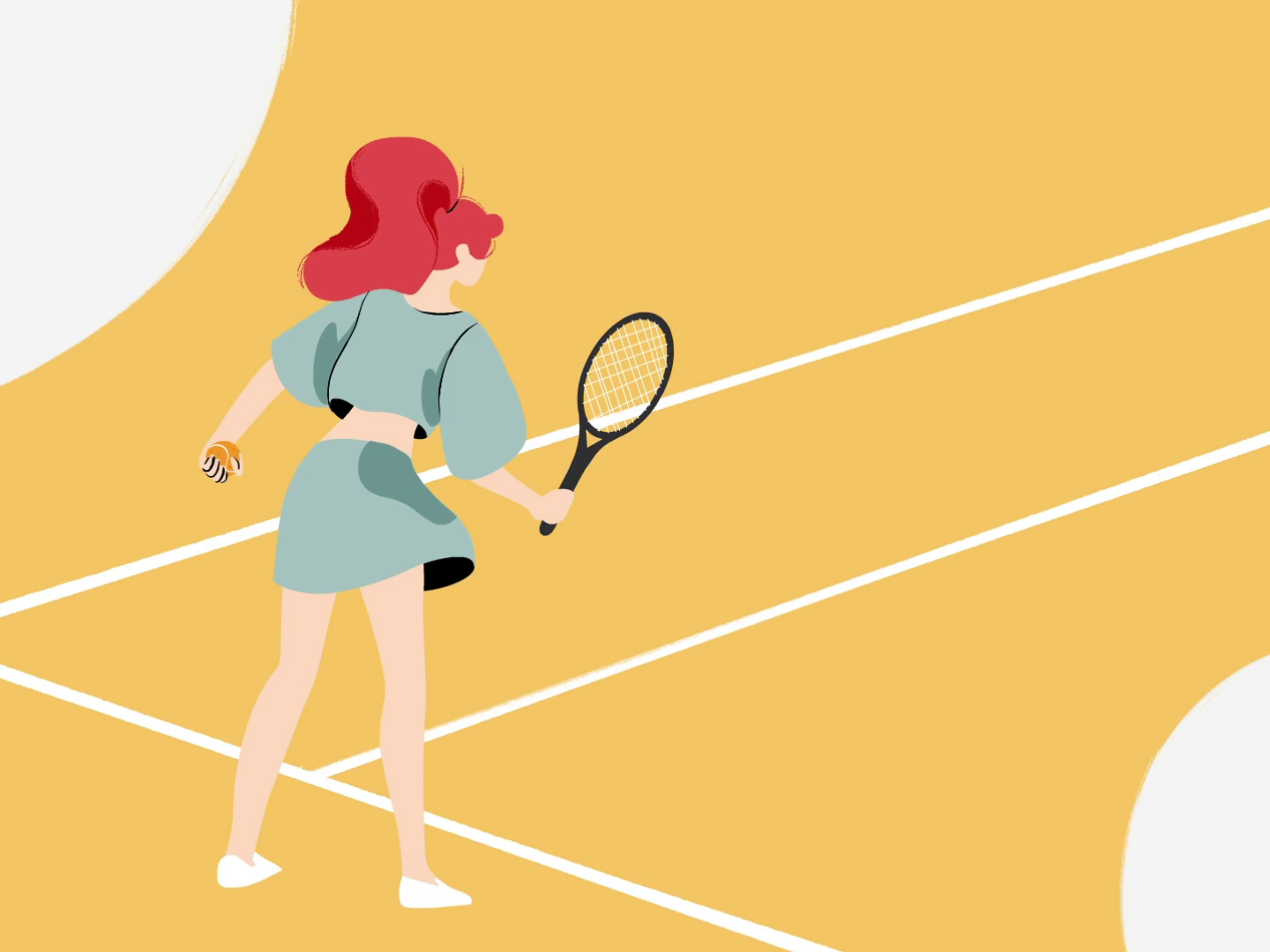 Frame-by-frame Tennis serve animation by Pat Animation on Dribbble