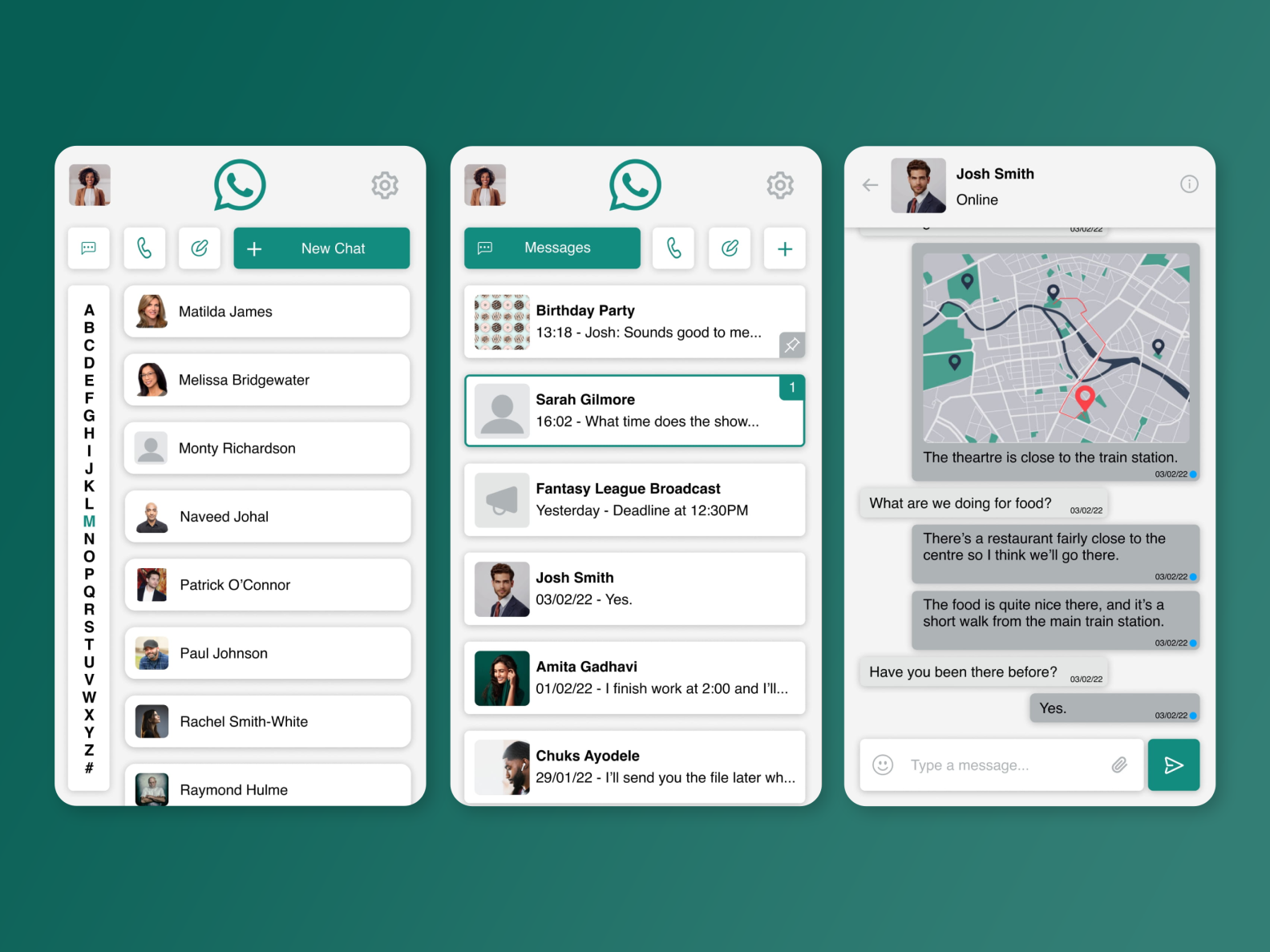 WhatsApp Redesign by Arun on Dribbble