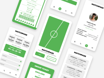 MatchPass by Arun on Dribbble