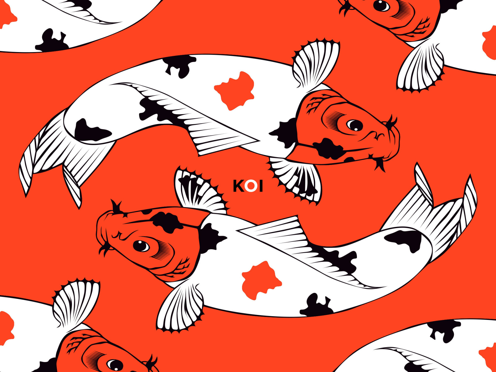 KOI Pattern by ChangeTheThought on Dribbble