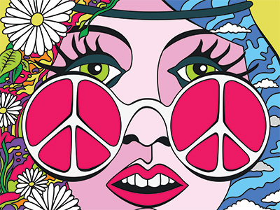 Flower child by ChangeTheThought on Dribbble
