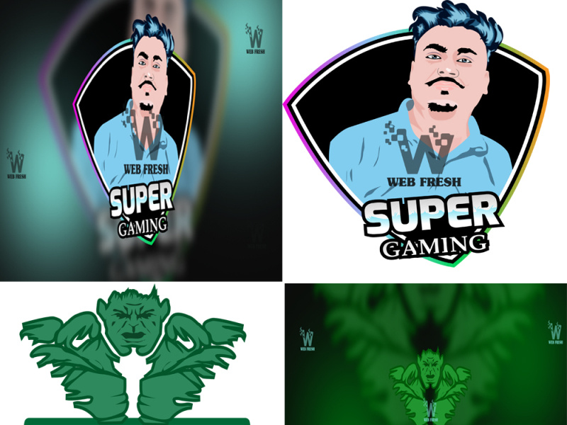 Personalized Gaming Logo by BIROJIT DAS on Dribbble