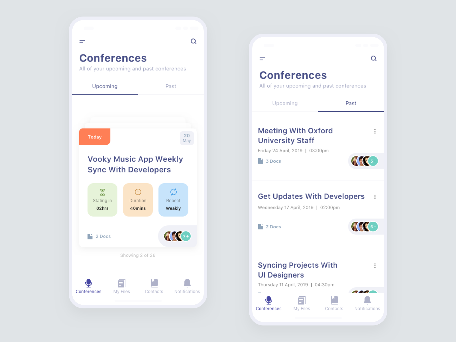 Conference App by Khurram Shehzad on Dribbble