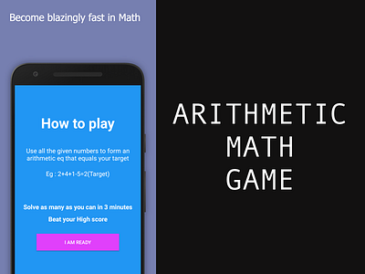 AMG Math game by madhur chadha on Dribbble