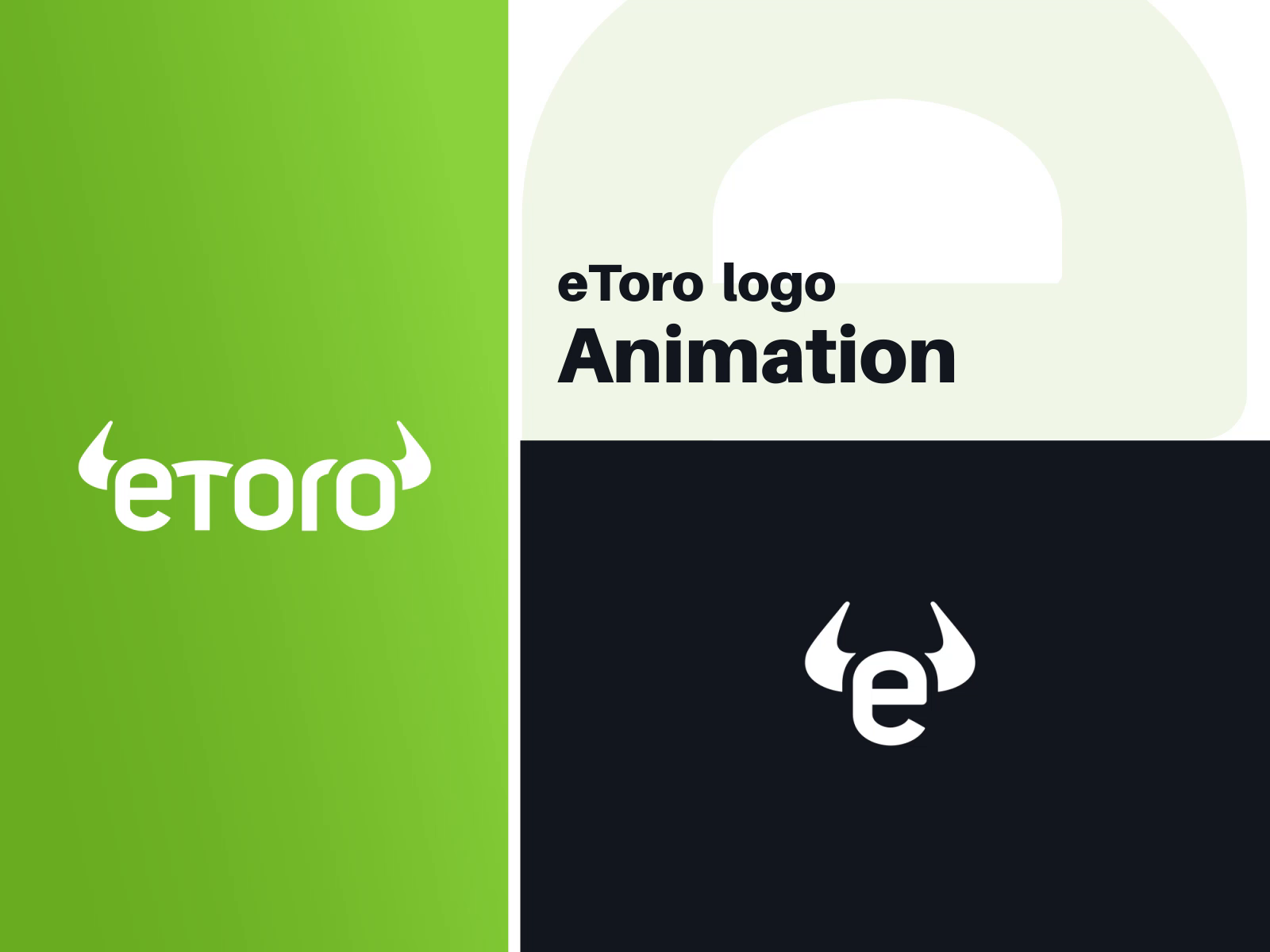 eToro logo animation by MATEEFFECTS on Dribbble