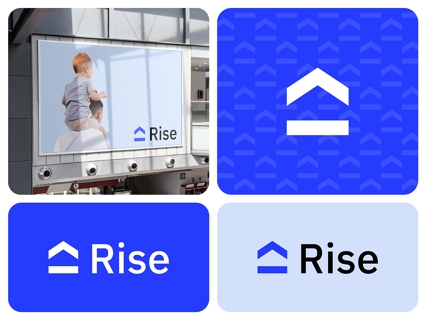 Rise | Logo design by Oleg Coada on Dribbble