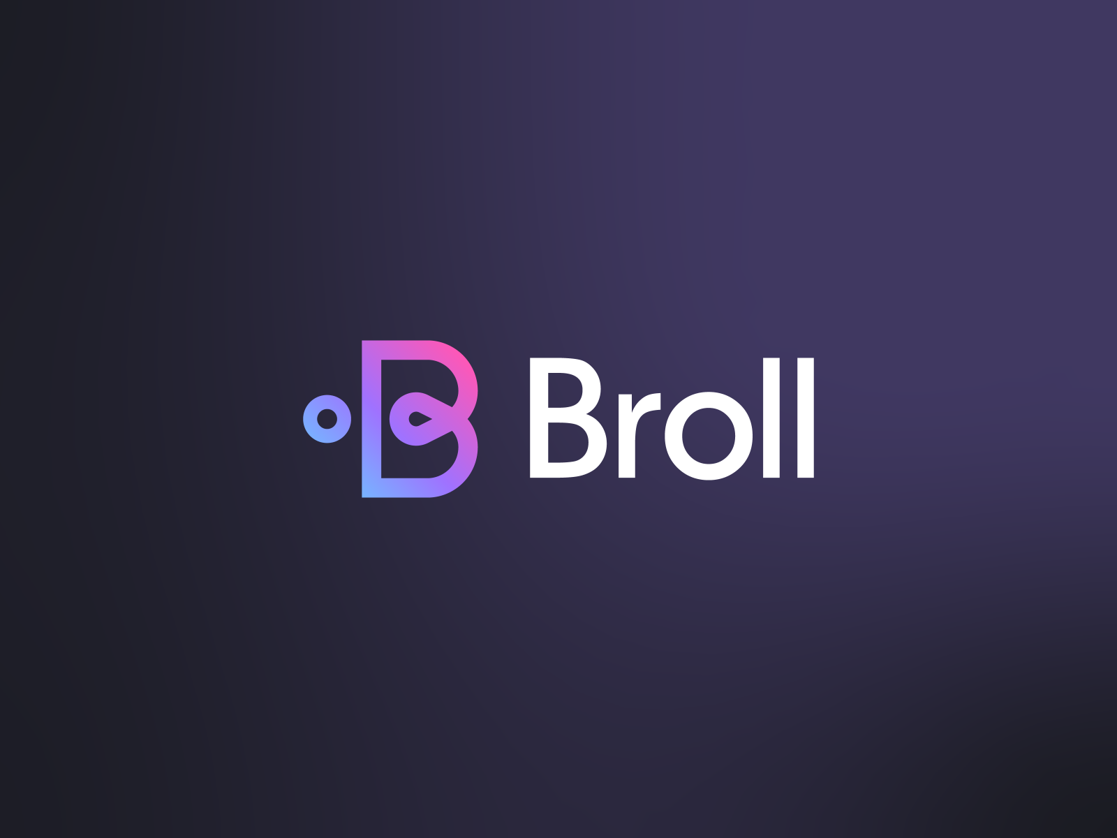 Broll | Logo design by Oleg Coada on Dribbble