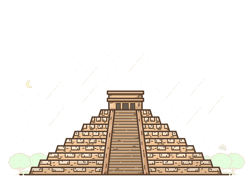 Chichen Itza by Alex Kunchevsky on Dribbble