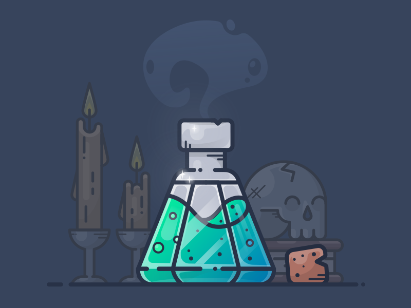 Poison Potion by Alex Kunchevsky on Dribbble