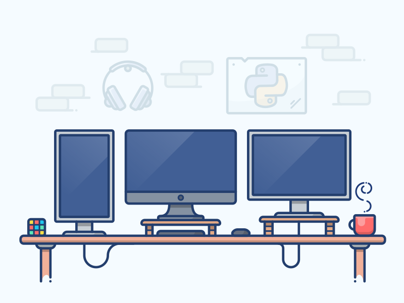Coding Setup by Alex Kunchevsky on Dribbble