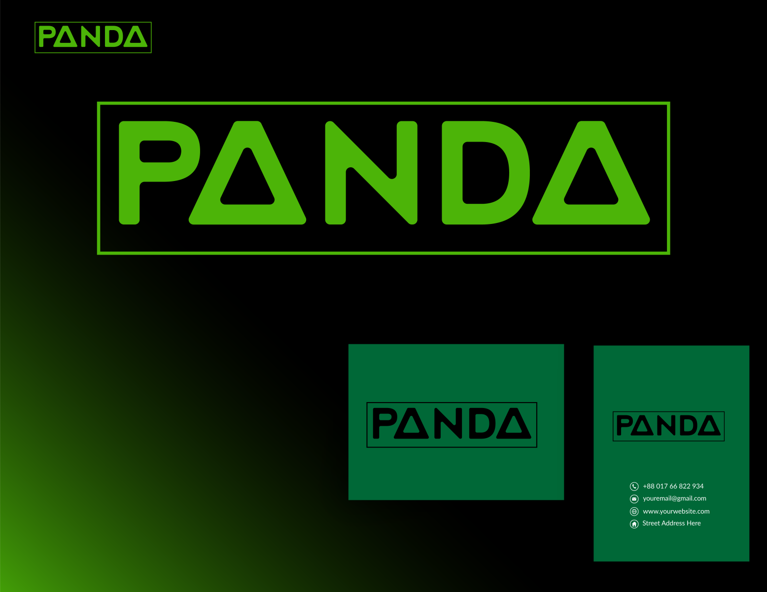 Panda Company Logo Brand Design by Abdullah Al Mamun | Brand Designer ...