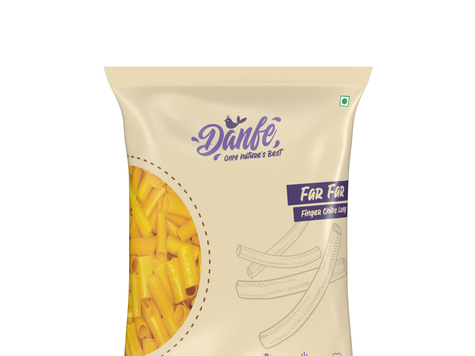 Best Quality Little Coloured Fingers fryums| Danfe Foods by Chandan Raj ...