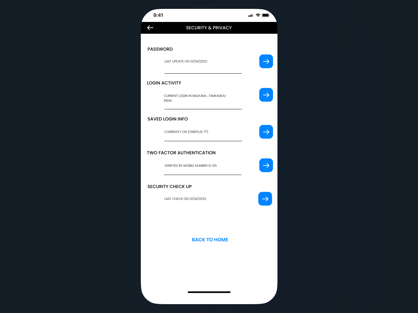 Security And Privacy Ui Design By Manikandan On Dribbble