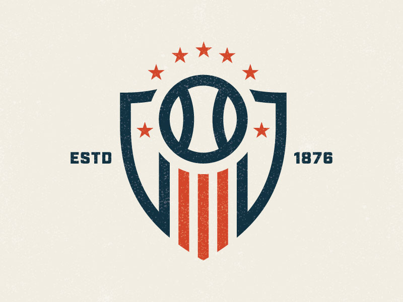Baseball Badge by Mark Farris on Dribbble