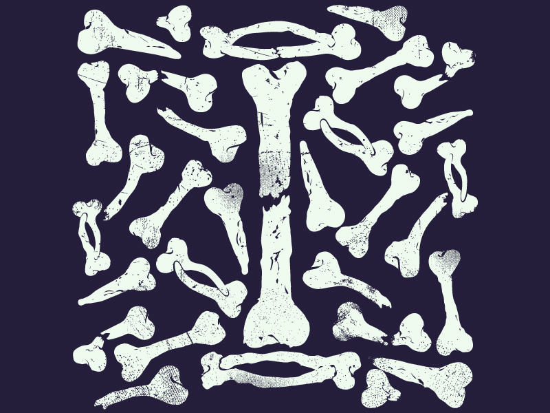 I bone lettering by Milko Marinov on Dribbble