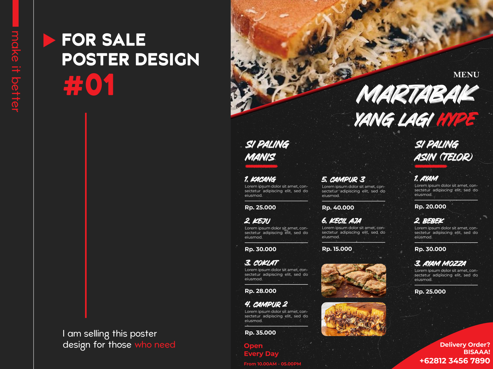 FOR SALE POSTER DESIGN #01 by Disenku on Dribbble