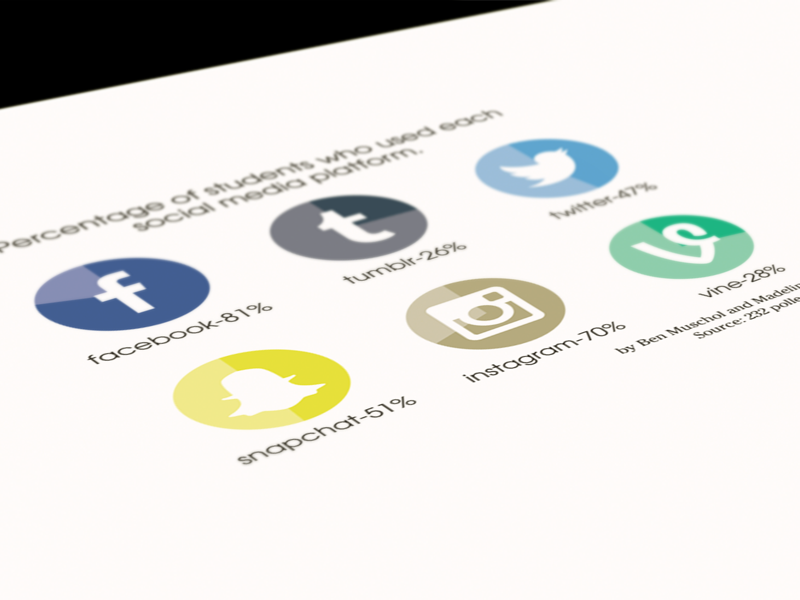Social Media Infographic by Ben Muschol on Dribbble