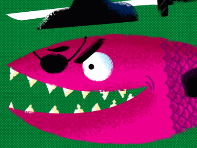 Pirate Fish by Frank Ferrao on Dribbble