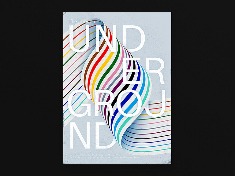 London Underground Poster by Sam Sheridan on Dribbble