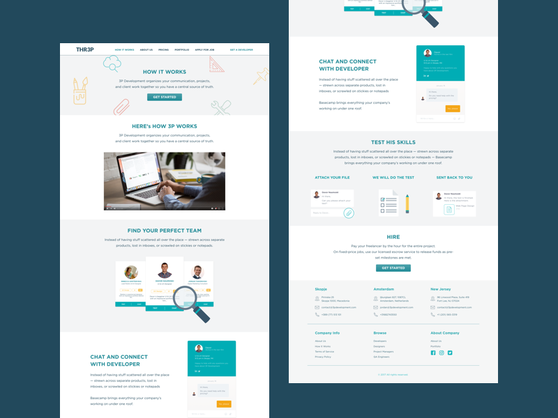 3P Development Website by Davor Naumoski for 3P Development on Dribbble