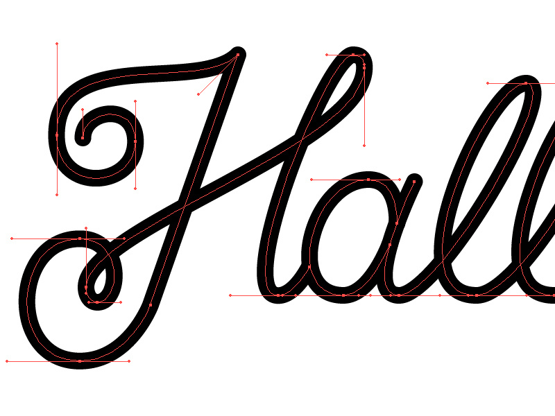 Introduction To Vectorizing Hand Lettering by Sarah Dayan on Dribbble