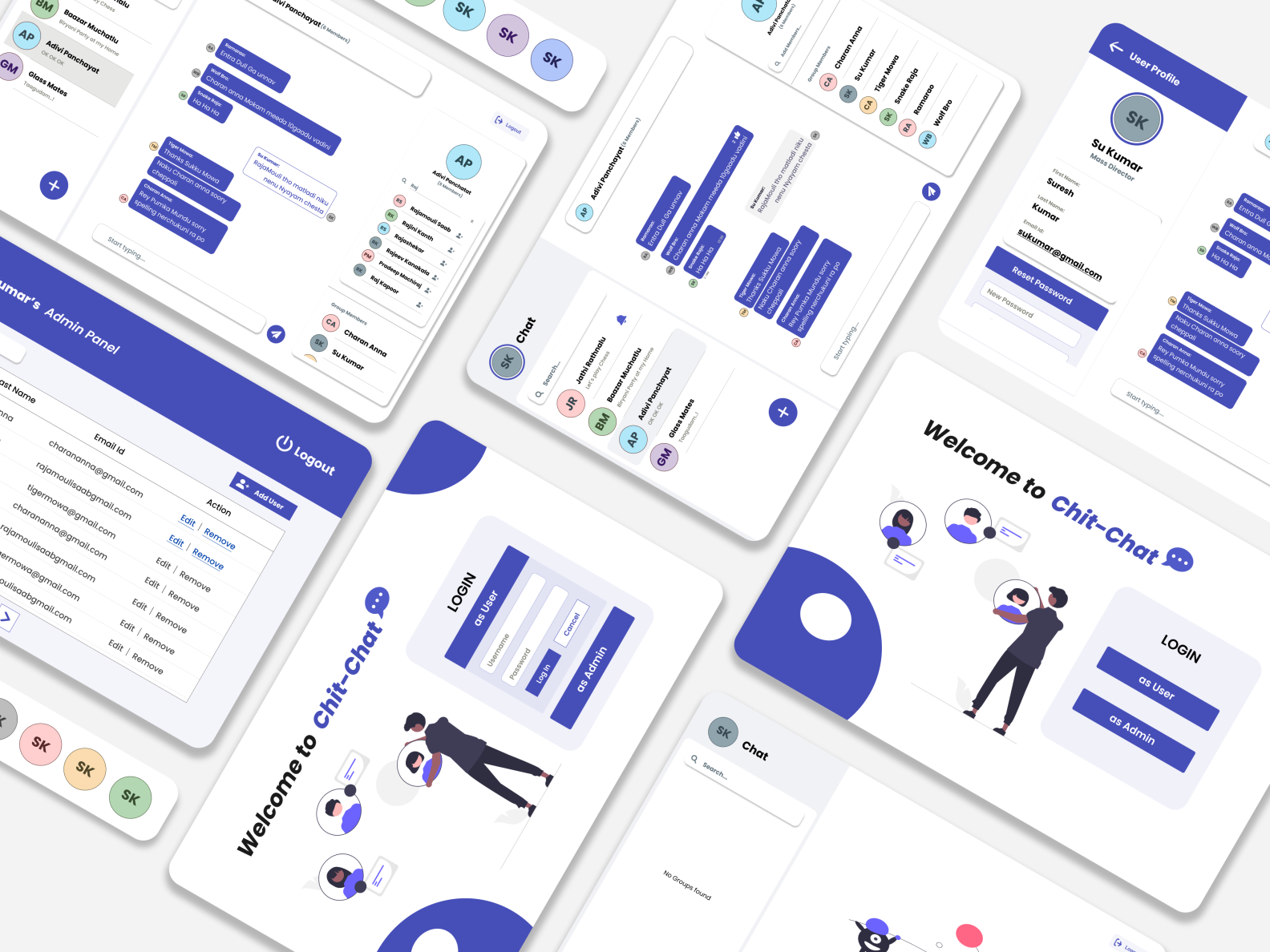 Chit - Chat App by yaswanth potti on Dribbble