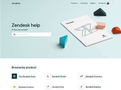 Zendesk Help Center by Nick Levesque for Zendesk on Dribbble
