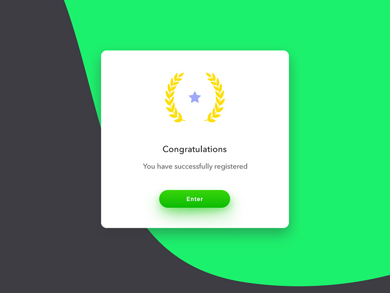 Flash Messages - Day 011 #dailyui by Dima Braven on Dribbble