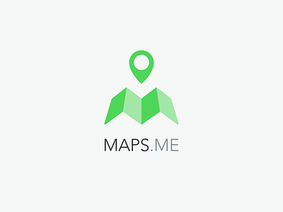 MAPS.ME New Logo & App Icon Concept by Maria Babak on Dribbble