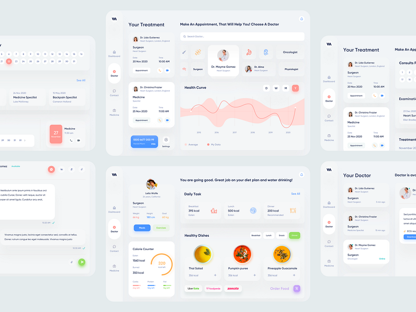 Medical Web App by Ishtiaq Khan Parag for unflip on Dribbble
