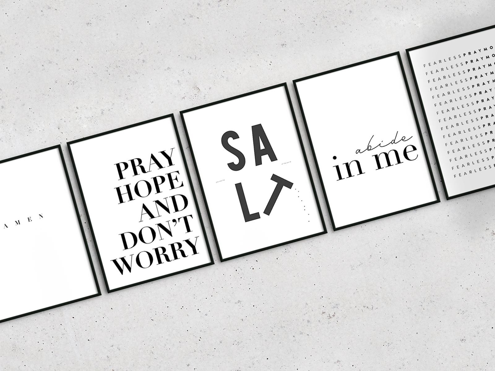 Typographic posters by Panos Karageorgakis on Dribbble