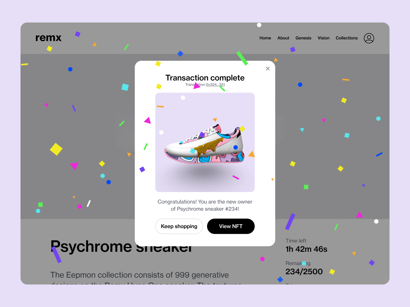 NFT Purchase by remx.xyz on Dribbble