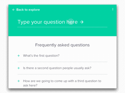 FAQ Animation by Marco Pacifico on Dribbble