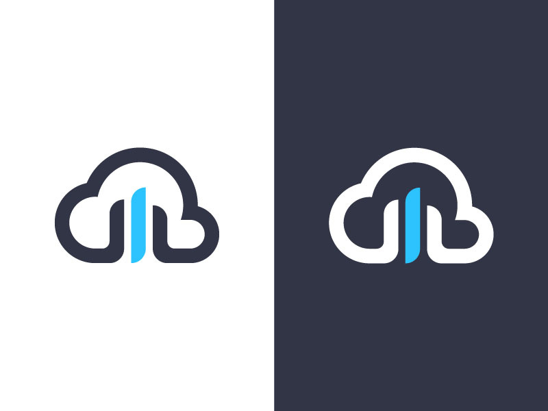 cloud Logo by Daniel Xu on Dribbble